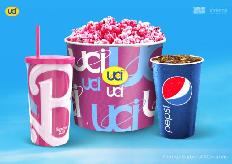 UCI anuncia combo especial para "Barbie" com pipoca rosa - Audiência da TV