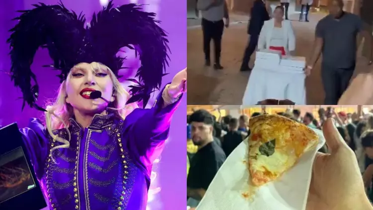Lady Gaga manda pizzas a fãs no Copa e emociona multidão - Audiência da TV